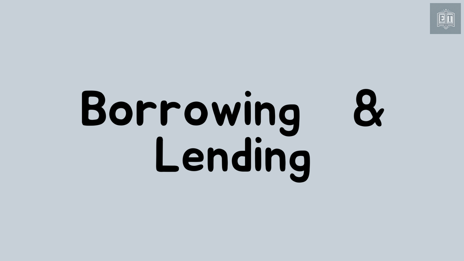 IELTS Speaking: How to Talk About Borrowing & Lending – Ideas ...