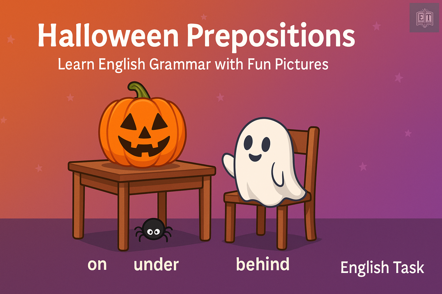 Halloween Prepositions – Choose the Correct Answer | English Grammar ...