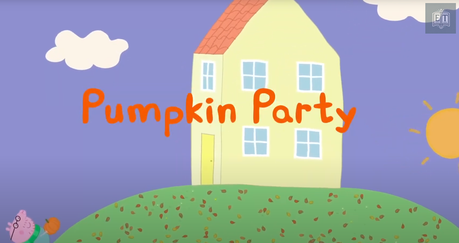 Peppa Pig's Pumpkin Party Vocabulary – Halloween English for Kids ...