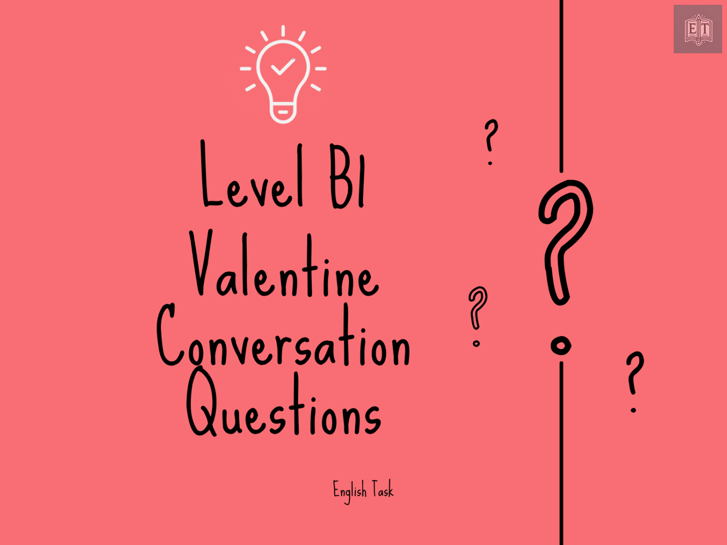 Valentine’s Day Speaking B1 – Conversation Questions - Part 6 | English ...