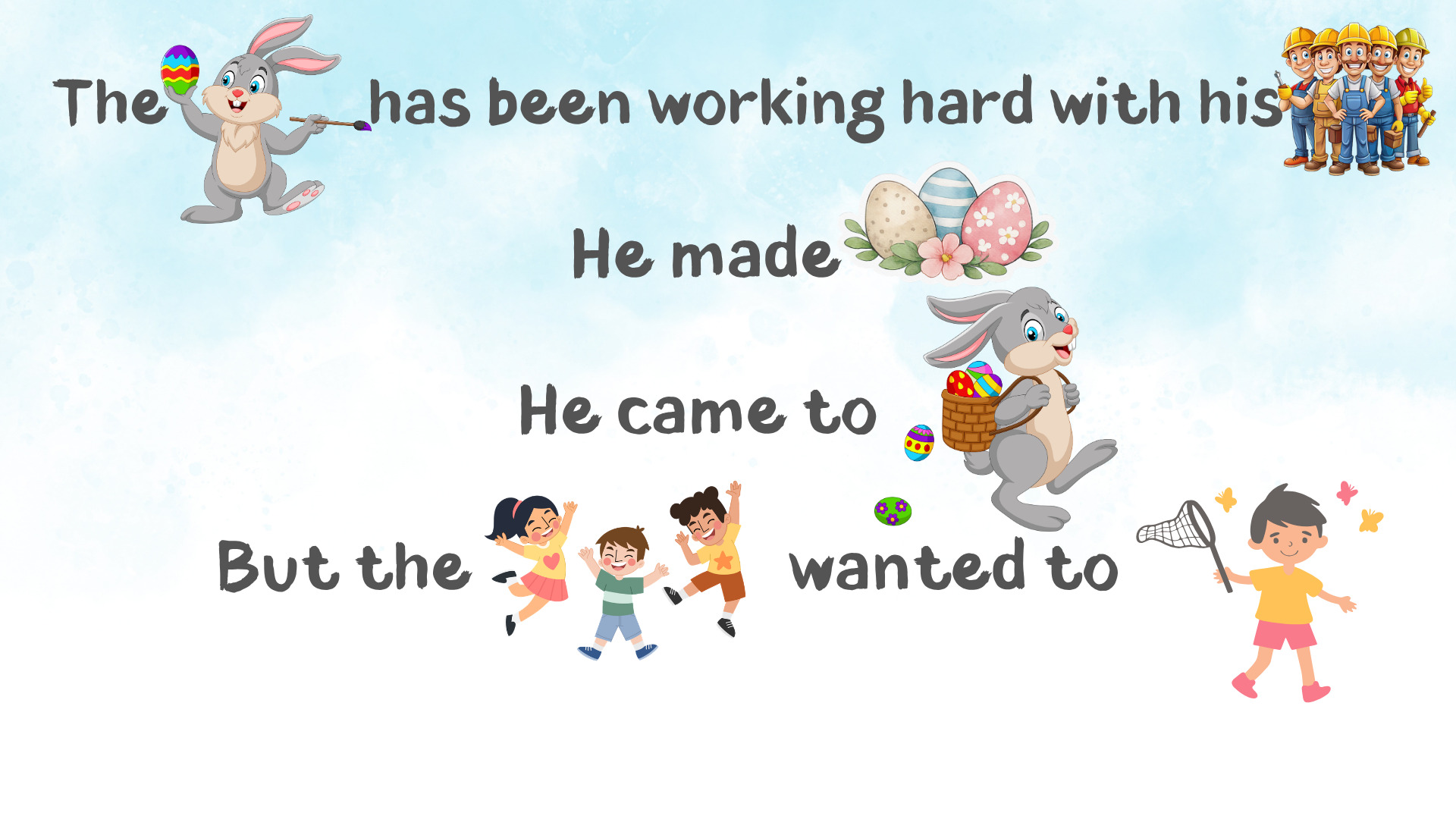 How to Catch the Easter Bunny – Retell the Story Worksheet - Part 2 ...